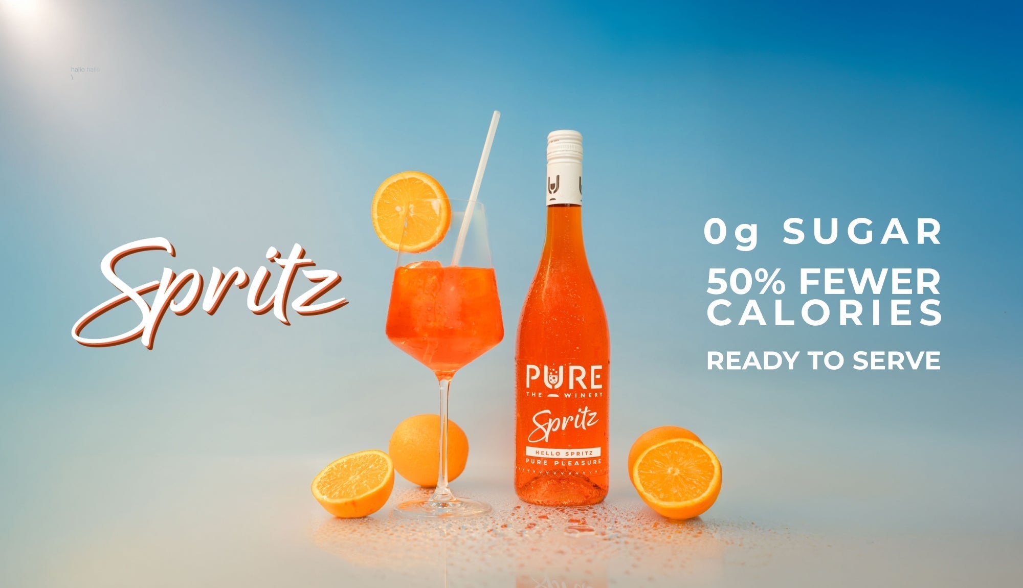 Scopri PURE Zero Sugar Spritz: il successo zucchero zero dell'estate 2